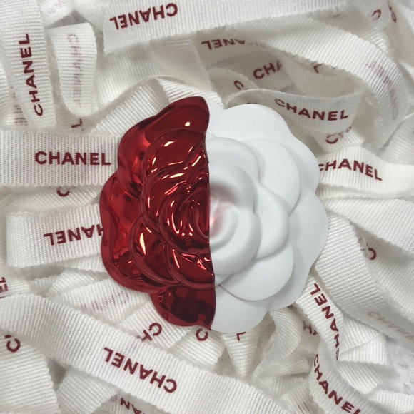 CHANEL | Accessories | Brand New Authentic Chanel Camellia Flowerribbon ...